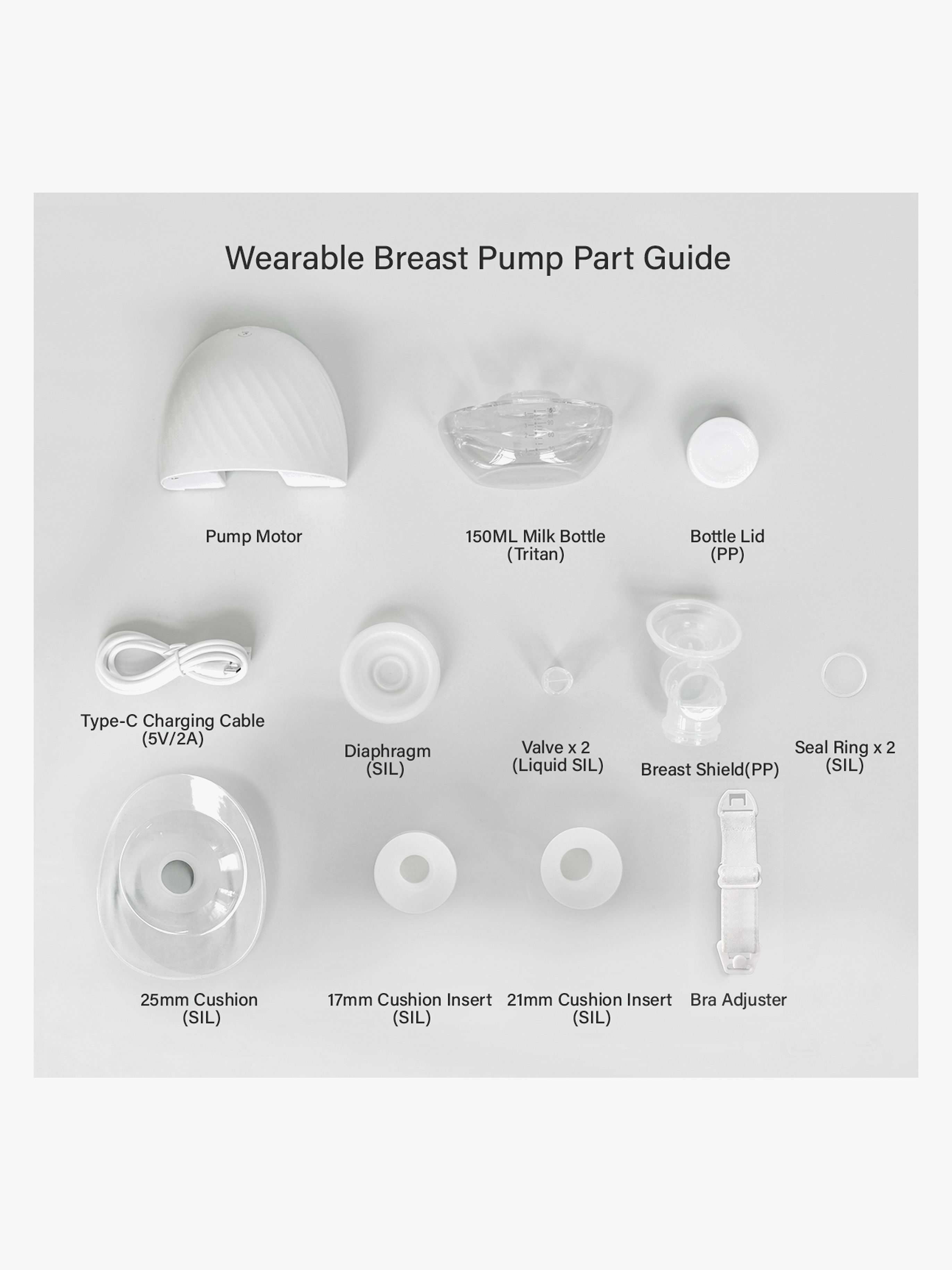 Osta Beemoo CARE Wearable Sähkökäyttöinen Rintapumppu Double